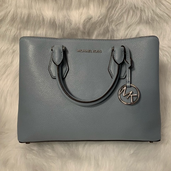 MICHAEL Michael Kors | Bags | Brand New Camille Light Blue Michael Kors ...